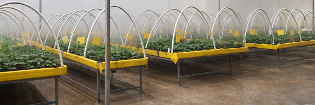 Low Pressure Mist System for polyhouse | TrueMIST Misting and Fogging ...
